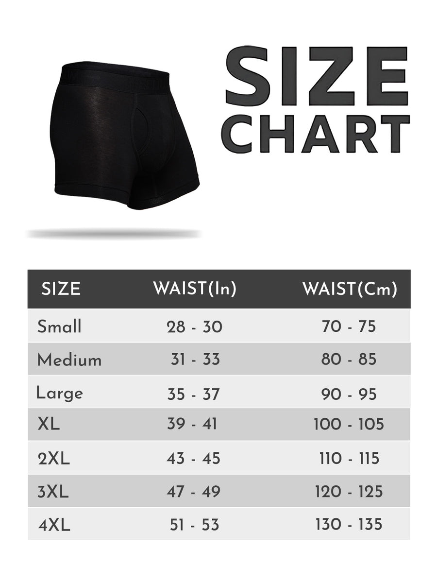 Heelium Bamboo Underwear Trunk (Keyhole) For Men - Pack of 2