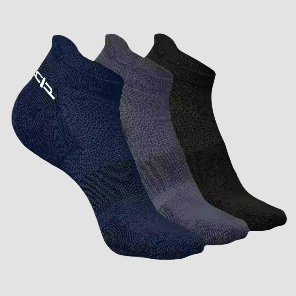 Bamboo Men Ankle Socks - 3 Pairs – Heelium